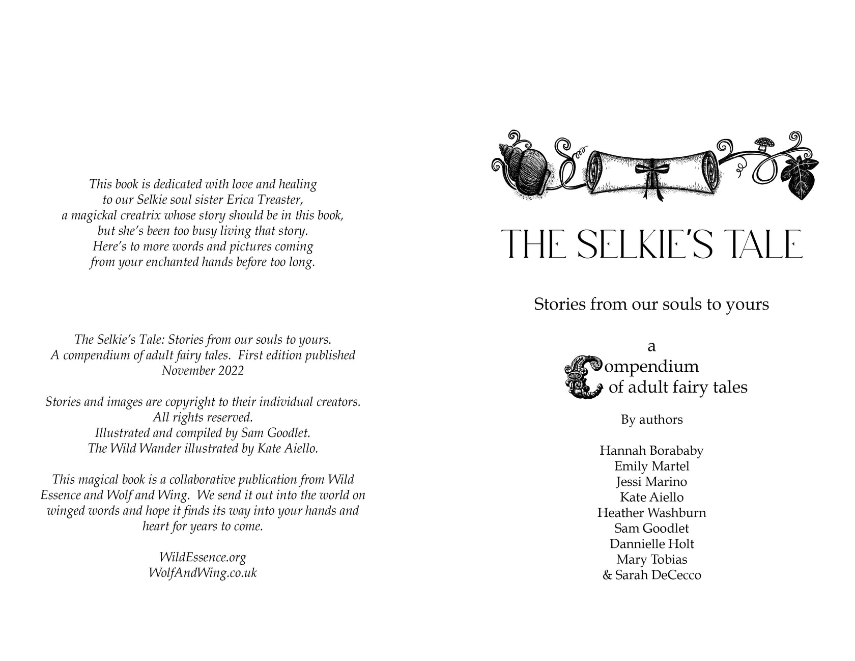 The Selkie's Tale: A compendium of adult fairy tales (hardback edition ...